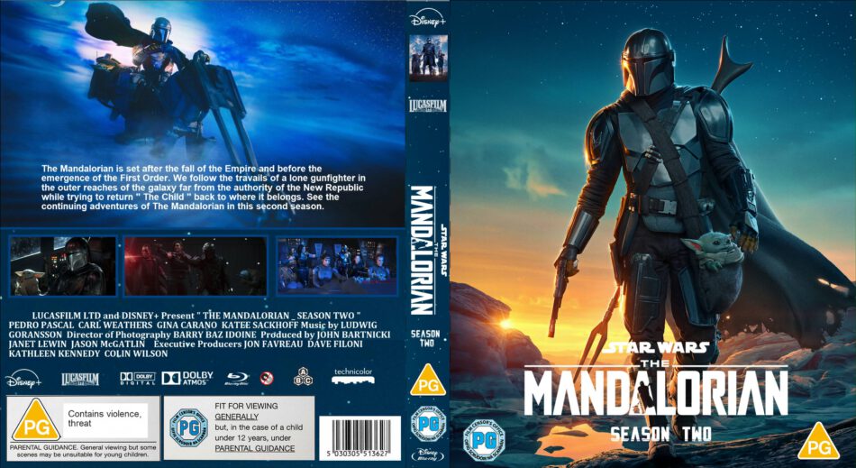 The Mandalorian Season 2 (2020) Custom R2 UK Blu Ray Cover and Labels ...