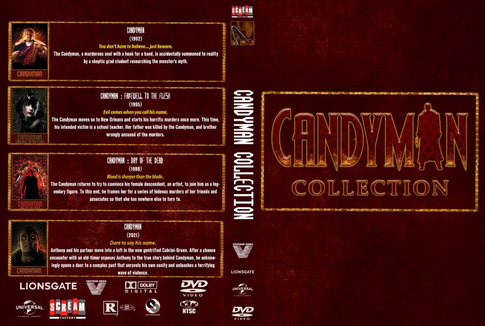Candyman Collection Custom DVD Cover - DVDcover.Com