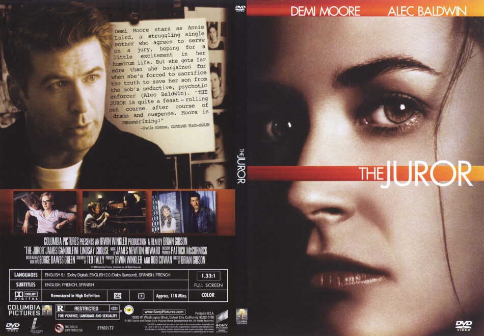 The Juror (1996) R1 & R2 DVD Covers - DVDcover.Com
