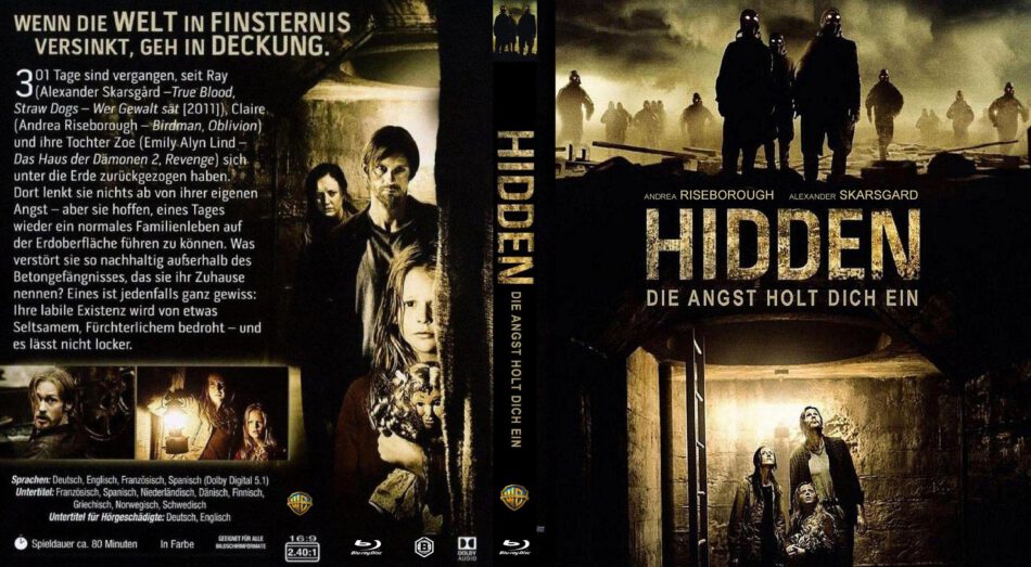 Hidden - Die Angst holt dich ein (2015) R2 German Custom Blu-Ray Cover ...