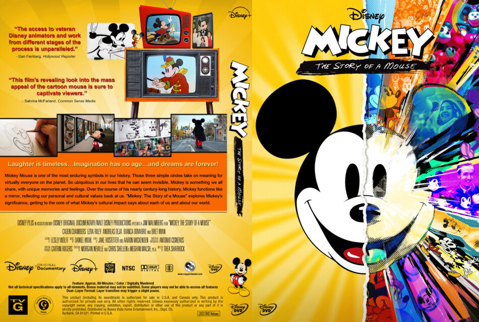 Mickey: The Story of a Mouse R1 Custom DVD Cover & Label - DVDcover.Com