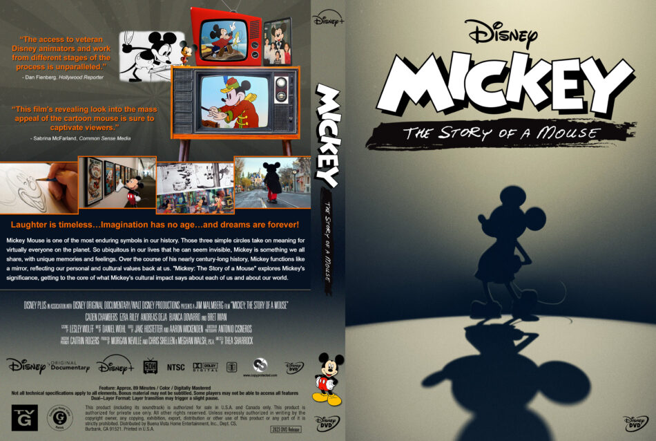 Mickey: The Story of a Mouse R1 Custom DVD Cover & Label V2 - DVDcover.Com