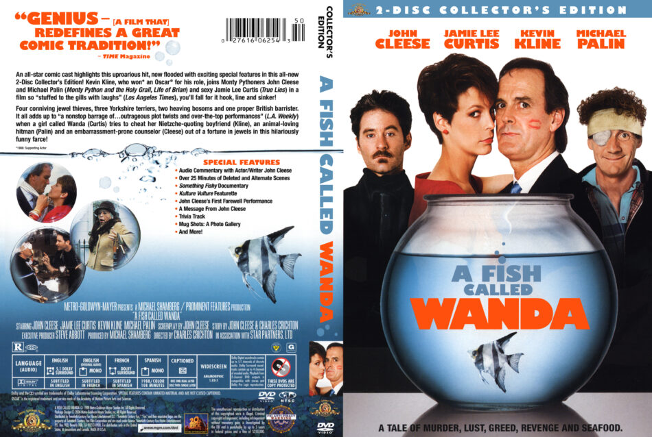 A fish called Wanda (1988) R1 DVD Cover - DVDcover.Com