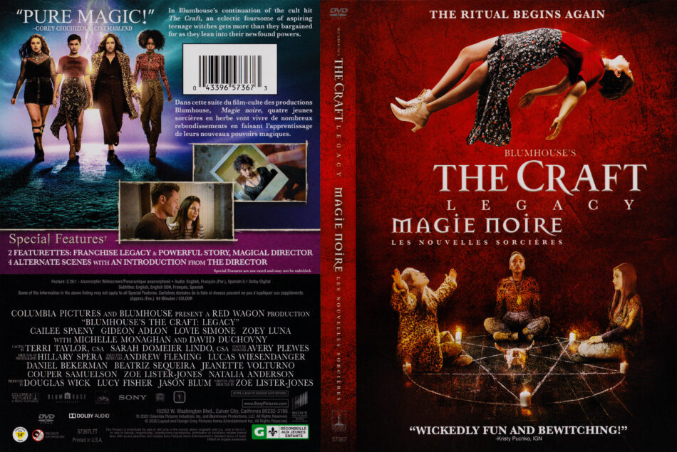 The Craft - Legacy (2020) R1 DVD Cover - DVDcover.Com