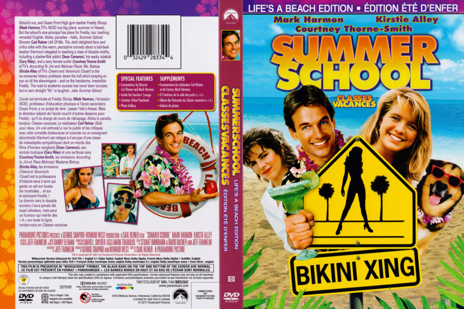 Summer School (1987) R1 DVD Cover - DVDcover.Com