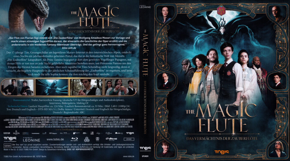 The Magic Flute - Das Vermächtnis der Zauberflöte (2022) DE Blu-Ray ...