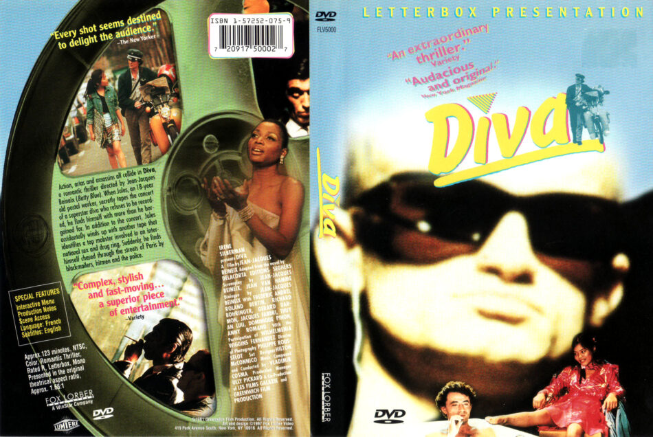 DIVA (1981) DVD COVER & LABEL - DVDcover.Com