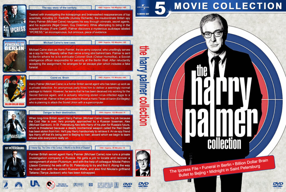 The Harry Palmer Collection R1 Custom DVD Cover - DVDcover.Com