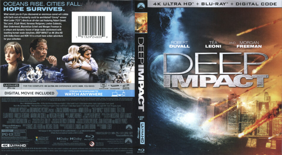 Deep Impact 4K UHD Cover & Labels - DVDcover.Com