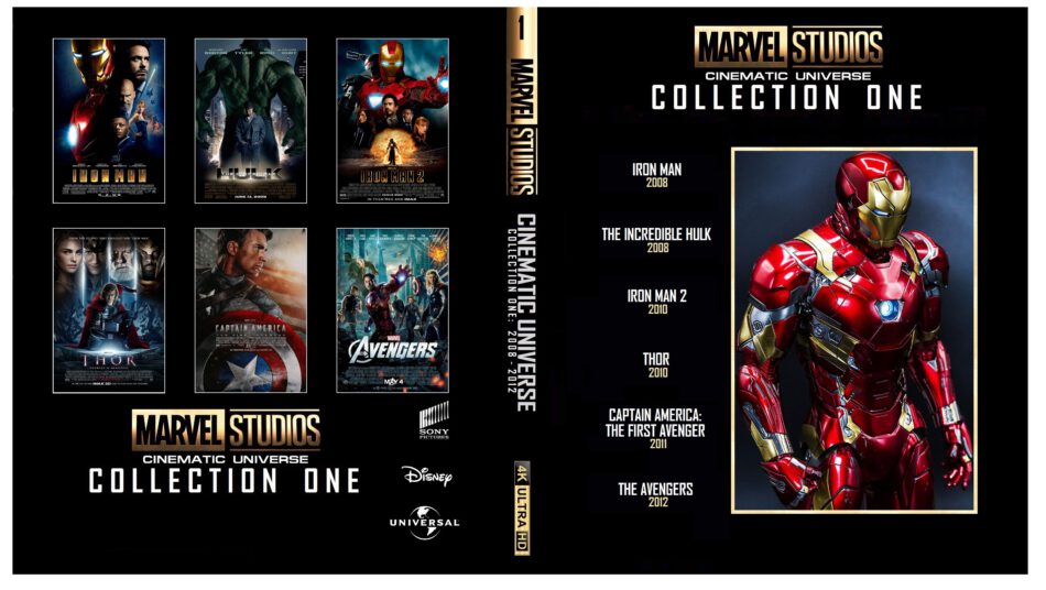 Marvel Cinematic Universe: Collection One Custom 4K UHD Cover ...