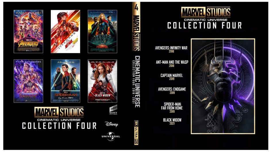 Marvel Cinematic Universe: Collection Four Custom 4K UHD Cover ...