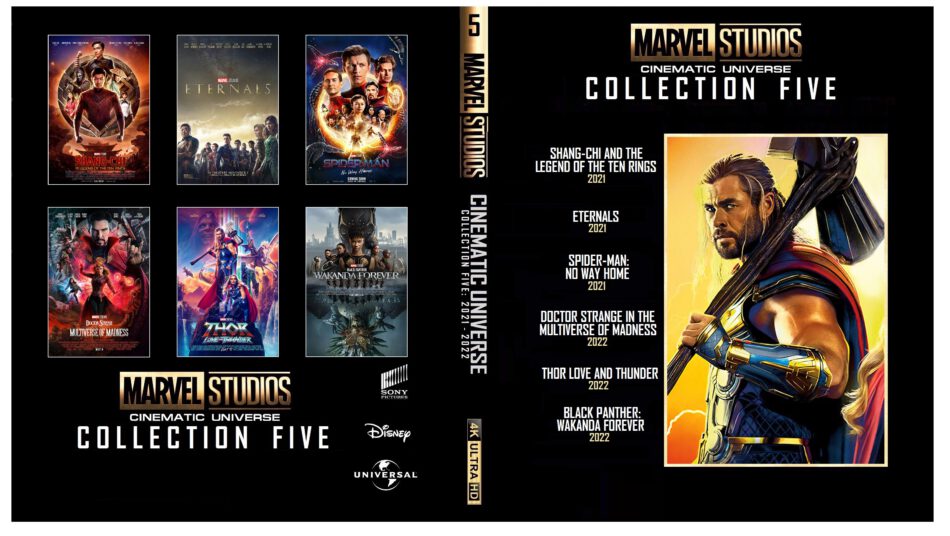 Marvel Cinematic Universe: Collection Five Custom 4K UHD Cover ...