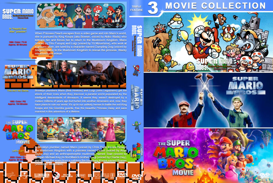 Super Marios Bros. Collection Custom Blu-Ray Cover - DVDcover.Com