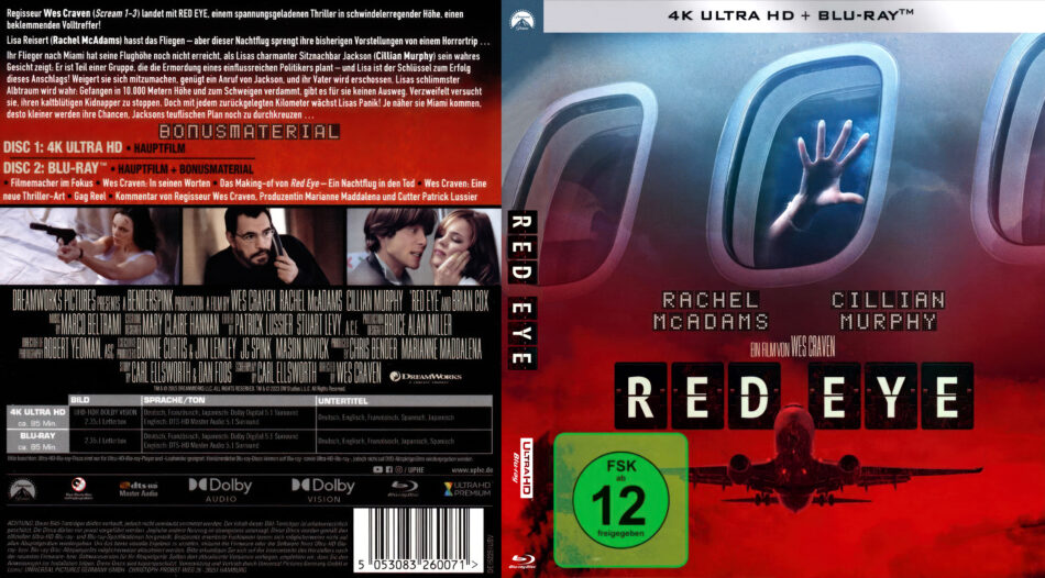 Red Eye DE Custom 4K UHD Cover - DVDcover.Com