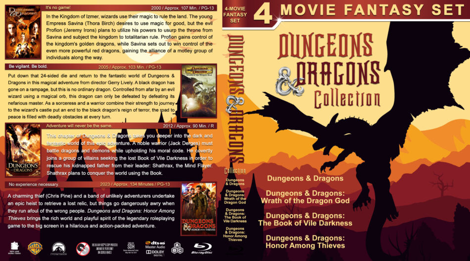 Dungeons & Dragons (2000) R1 DVD Cover - DVDcover.Com