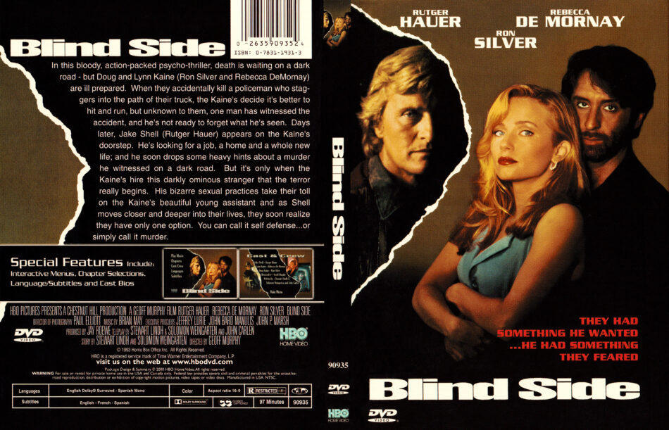 Blind Side (1993) R1 DVD Cover - DVDcover.Com