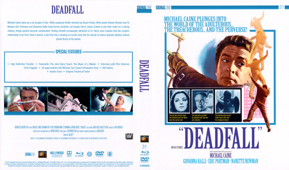 Deadfall (1968) Blu-Ray Cover - DVDcover.Com