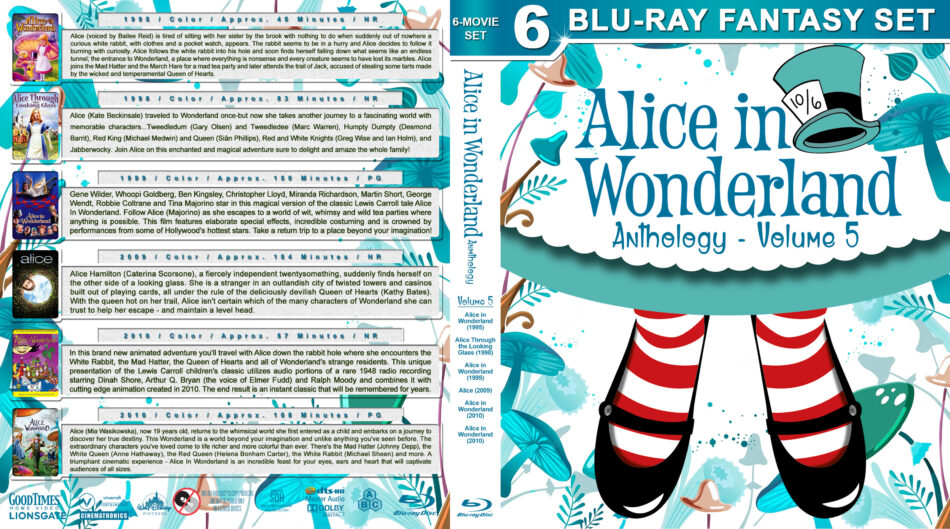 Alice in Wonderland Anthology - Volume 5 Custom Blu-Ray Cover ...