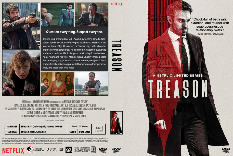 Treason (TV mini-series) R1 Custom DVD Cover & Labels - DVDcover.Com