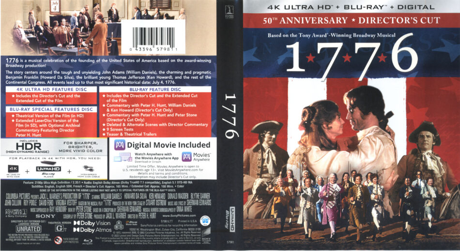 1776 4K UHD Cover & Labels - DVDcover.Com
