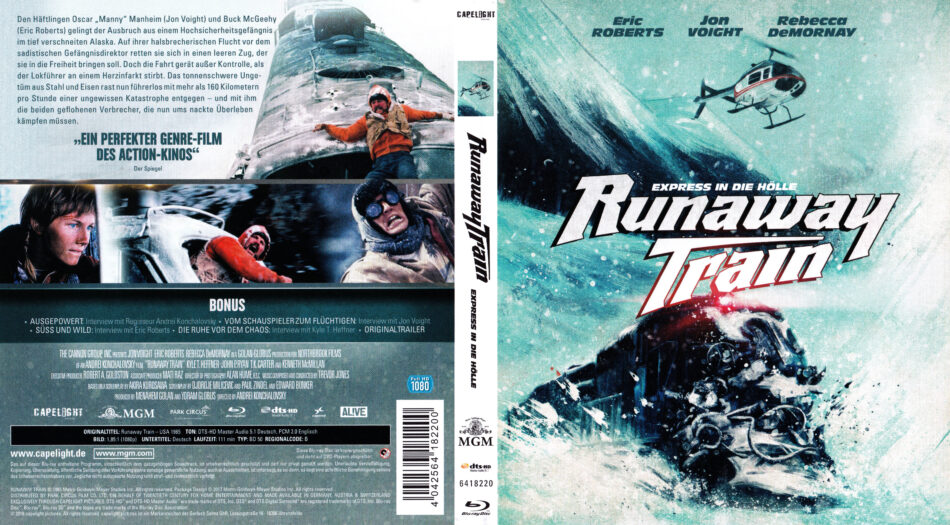 Runaway Train (1985) DE Blu-Ray Covers - DVDcover.Com