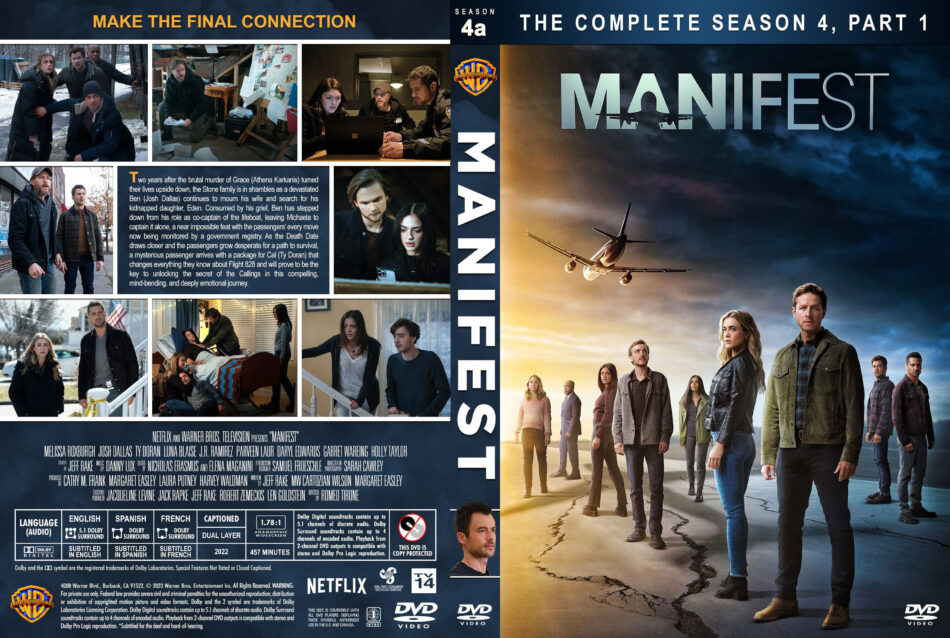 Manifest - Season 4 R1 Custom DVD Covers & Labels - DVDcover.Com