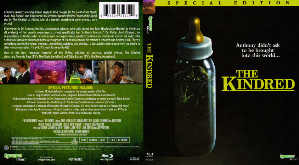 The Kindred (1987) Blu-Ray Cover - DVDcover.Com