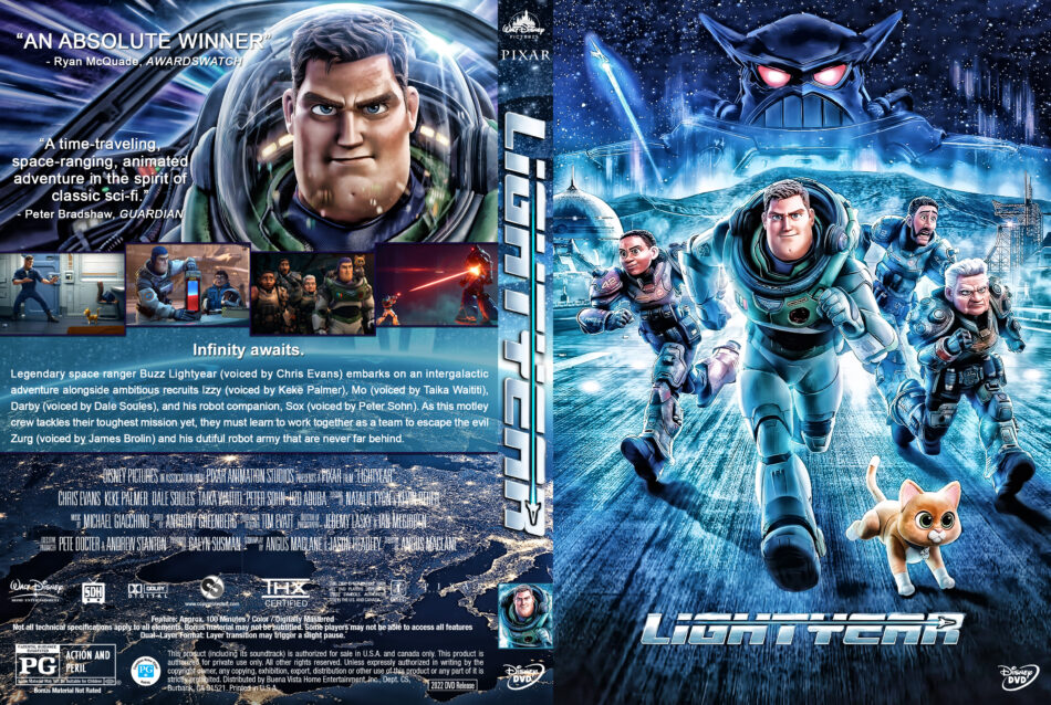 Lightyear (2022) R2 UK Blu Ray Cover and Label - DVDcover.Com