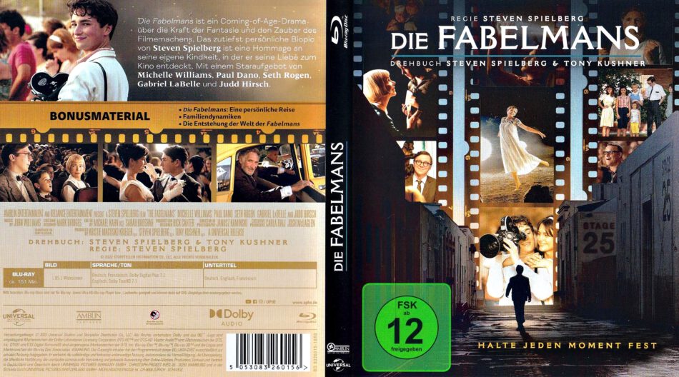 The Fabelmans 4K UHD Cover & Labels - DVDcover.Com