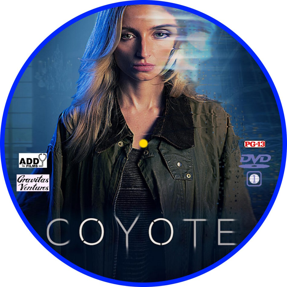 Coyote (2023) R1 Custom DVD Label - DVDcover.Com