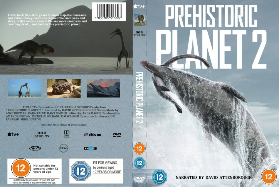 Prehistoric Planet 2 (2023) Custom R2 UK DVD Cover and Labels ...