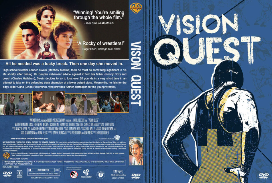 Vision Quest R1 Custom DVD Cover & Label - DVDcover.Com