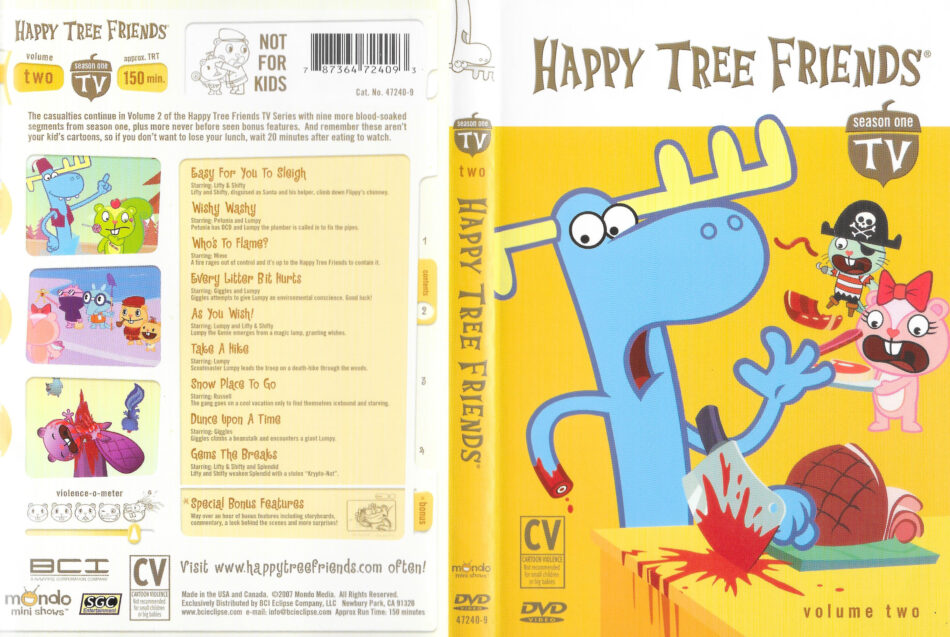 Happy Tree Friends TV Volume 2 (2007) DVD Cover - DVDcover.Com