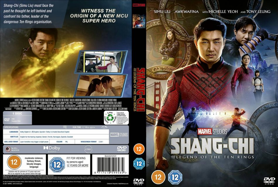 Shang - Chi and the Legend of the Gold Rings (2021) R2 UK DVD Cover and ...