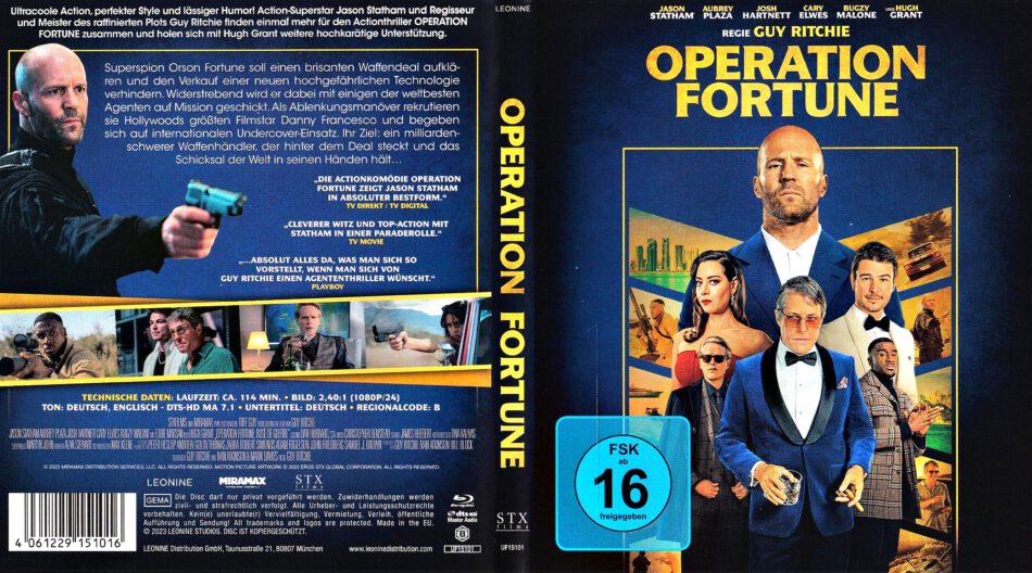 Operation Fortune DE Blu-Ray Cover - DVDcover.Com