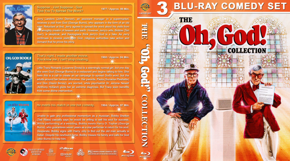 Oh, God! Collection Custom Blu-Ray Cover - DVDcover.Com