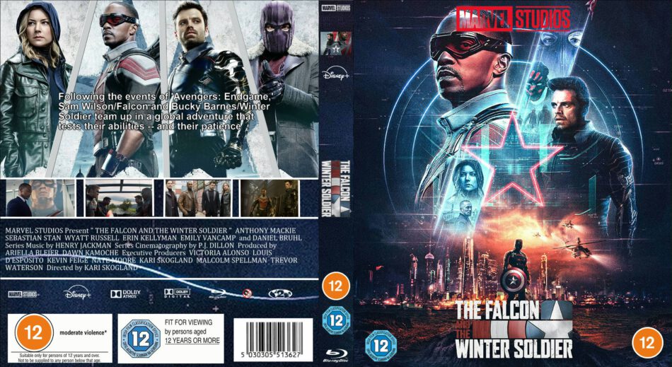 The Falcon and The Winter Soldier (2021) Custom R2 UK Blu Ray Covers ...