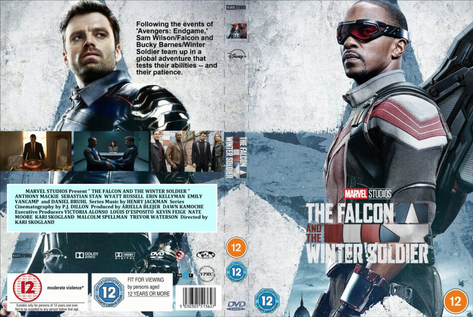 The Falcon and The Winter Soldier (2021) Custom R2 UK DVD Cover and ...