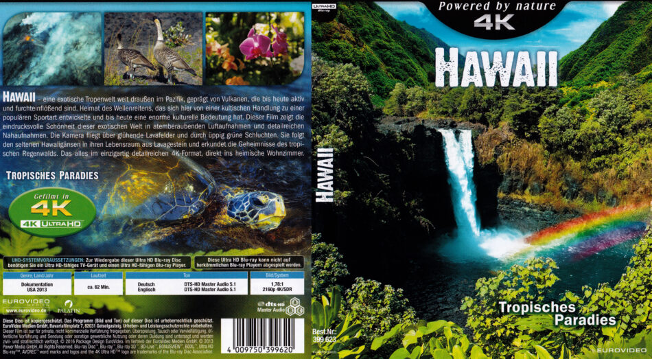 Hawaii DE 4K UHD Covers - DVDcover.Com