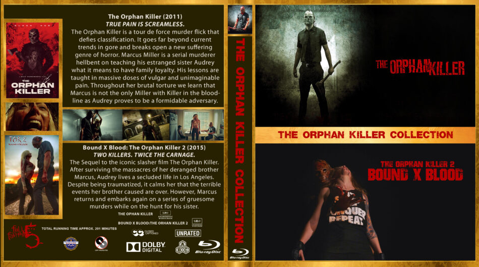 The Orphan Killer Collection Blu-Ray Custom Cover - DVDcover.Com