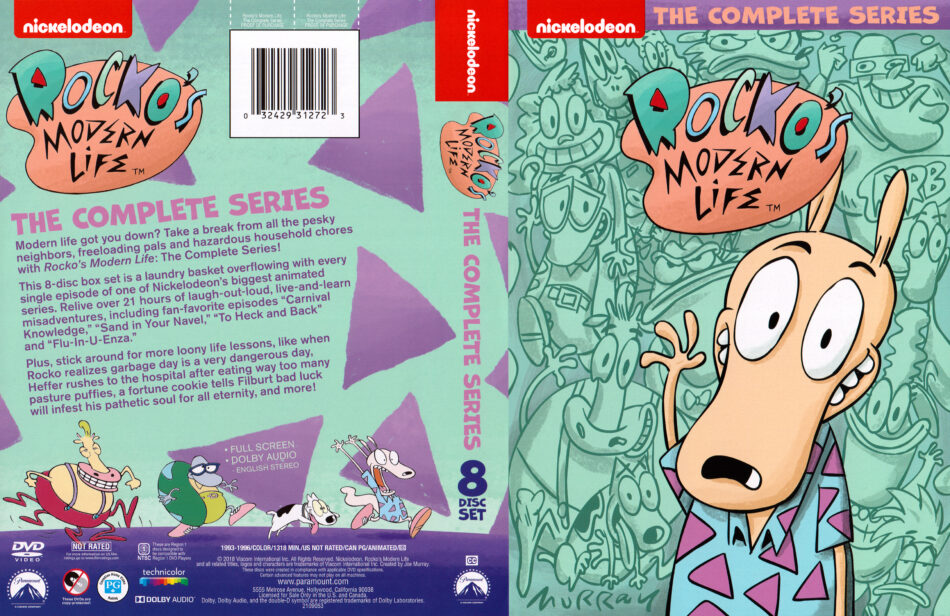 Rocko's Modern Life (The Complete Series) R1 DVD Cover - DVDcover.Com