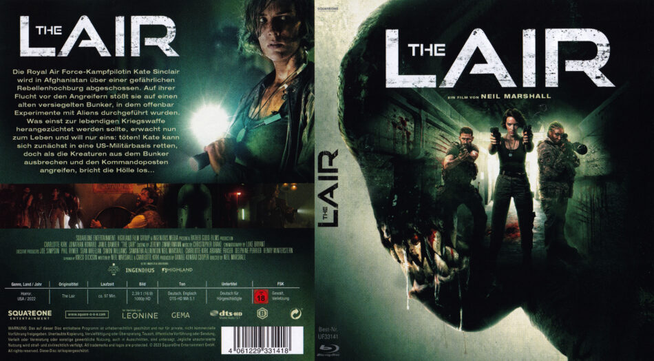 The Lair (2022) DE Blu-Ray Covers - DVDcover.Com
