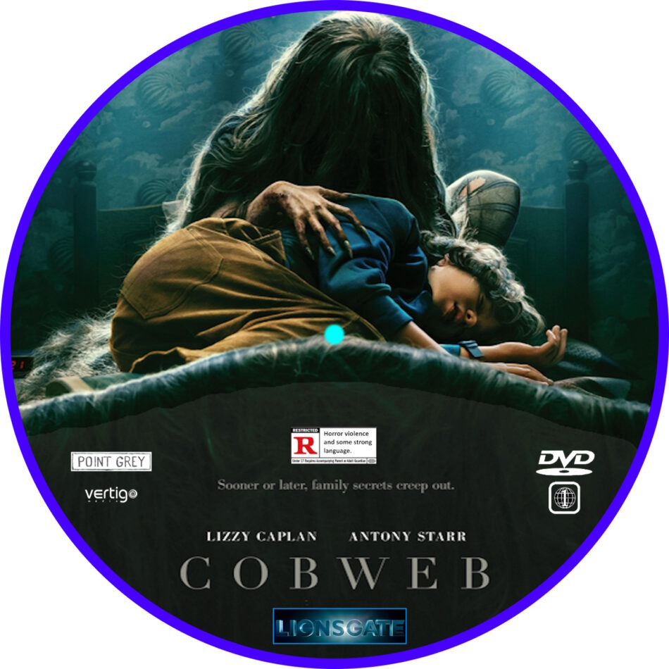 Cobweb (2023) R1 Custom DVD Label - DVDcover.Com