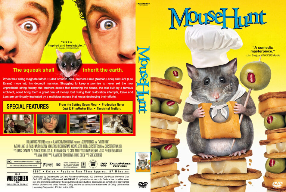 Mouse Hunt R1 Custom DVD Cover & Label - DVDcover.Com