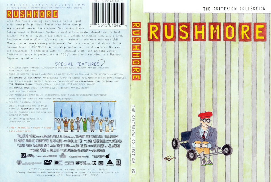 Rushmore (1998) R1 DVD Cover - DVDcover.Com