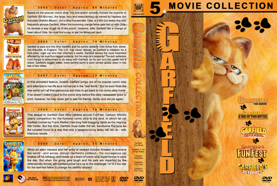 Garfield Collection R1 Custom DVD Cover - DVDcover.Com
