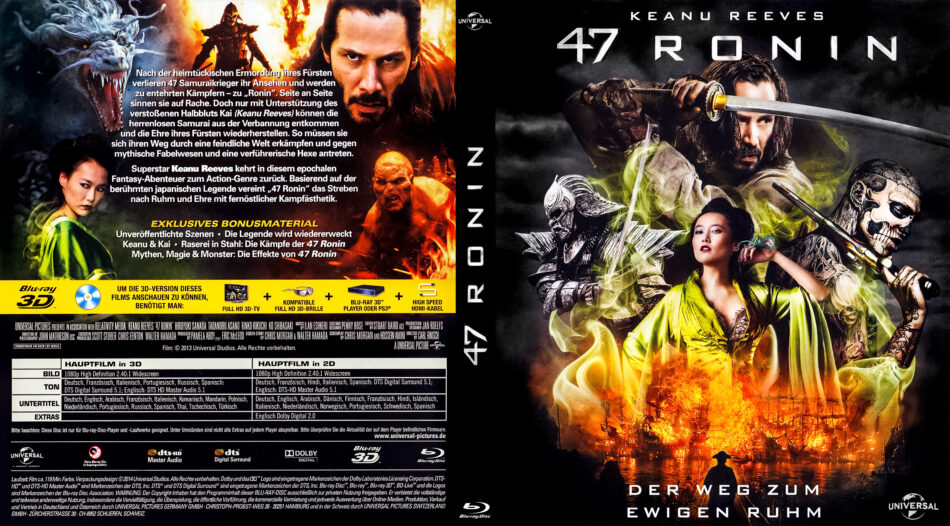 47 Ronin (2013) DE Blu-Ray Cover - DVDcover.Com
