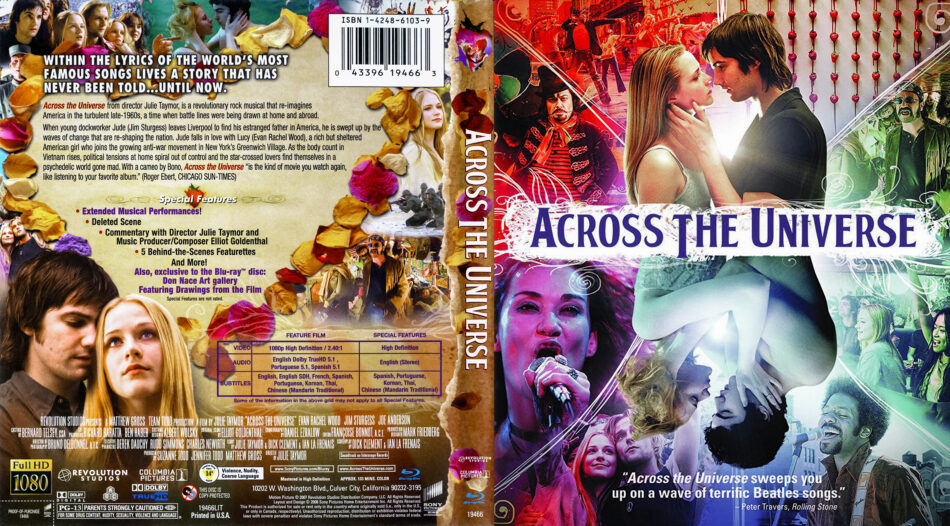 Across The Universe (2007) Blu-Ray Cover - DVDcover.Com