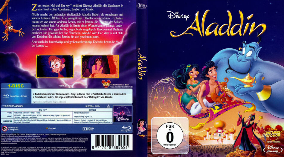 Aladdin (2013) DE Blu-Ray Cover - DVDcover.Com