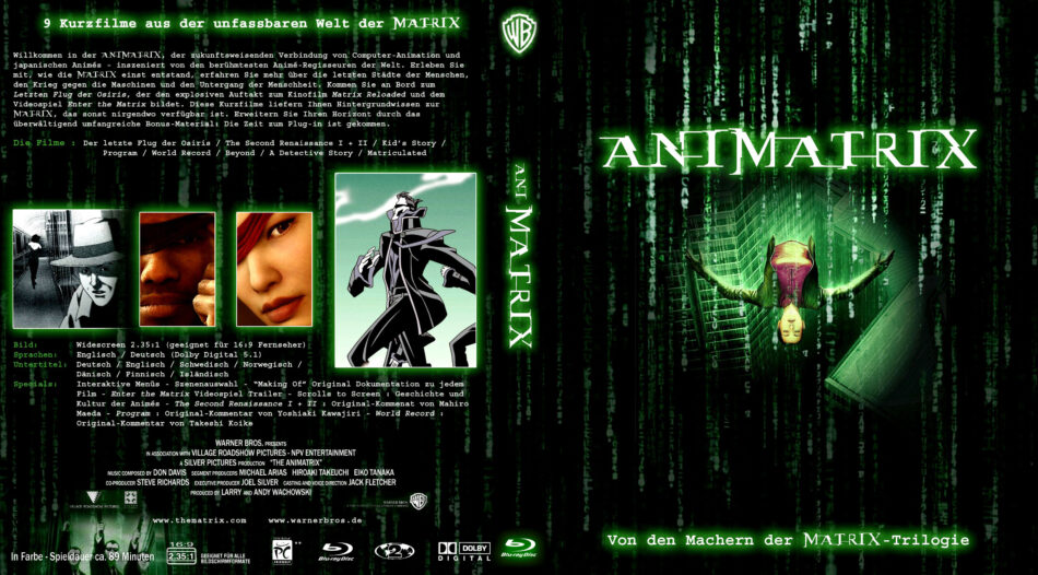 Animatrix (2003) DE Blu-Ray Cover - DVDcover.Com